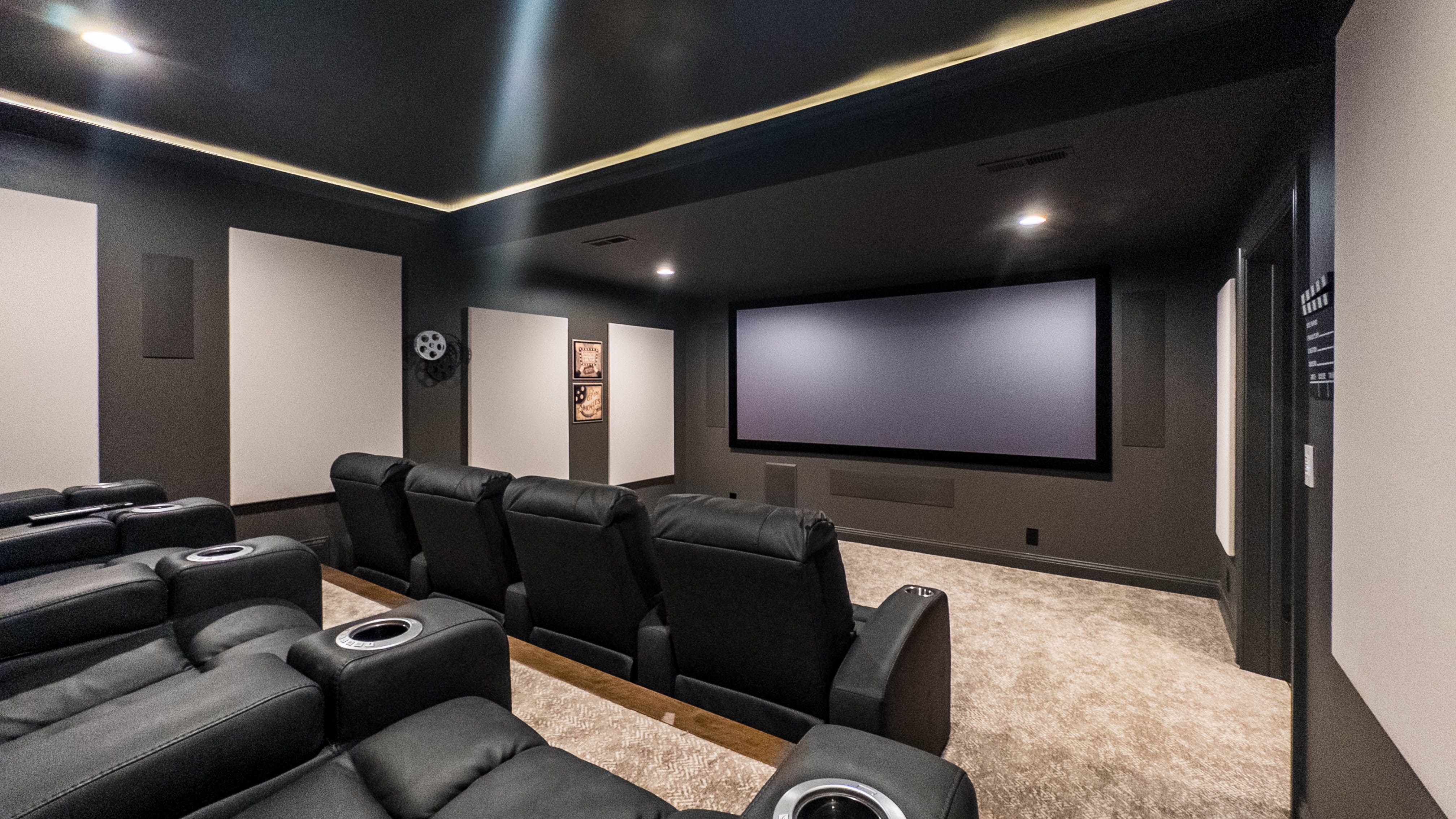Theatre room – Tom Waller Signature Homes